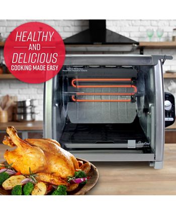 Ronco Modern Rotisserie Oven, Large Capacity (15lbs) Countertop Oven ...