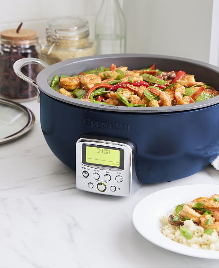 GreenPan Elite 17.2" Essential Smart Skillet - Macy's