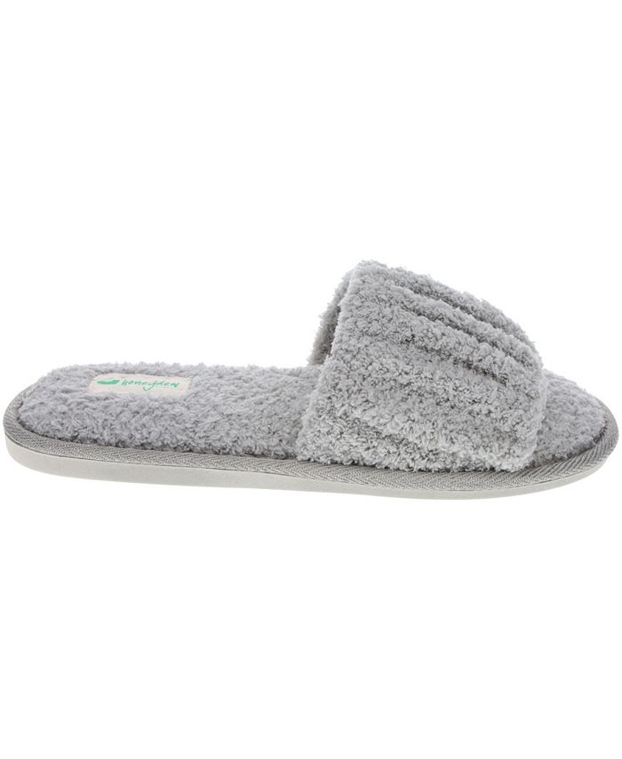 Honeydew Women's Chenille Ruche Slide Slippers - Macy's