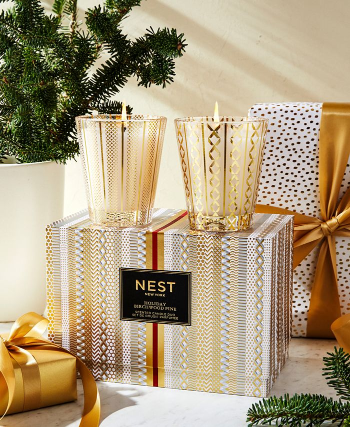 NEST New York 2-Pc. Holiday & Birchwood Pine Classic Candle Gift Set ... NEST New York 2-Pc. Holiday & Birchwood Pine Classic Candle Gift Set ...