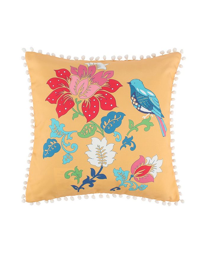 Greenland Home Fashions Thalia Embellished Decorative Pillow Set, 18" x ...