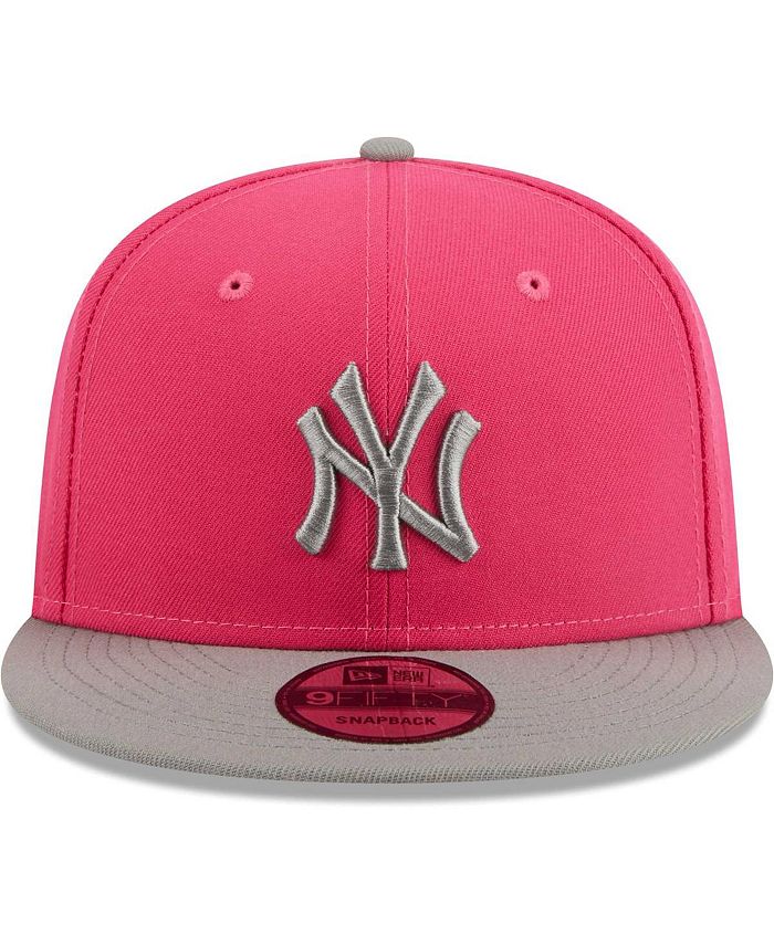 New Era Men's Pink New York Yankees Two-Tone Color Pack 9FIFTY Snapback ...