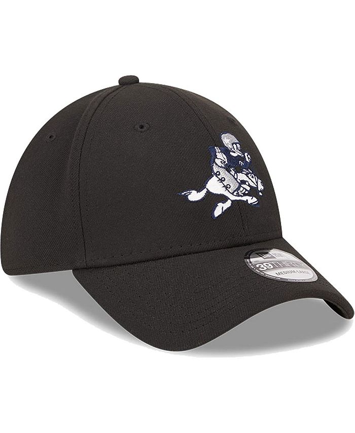 New Era Men's Black Dallas Cowboys Retro Joe Main 39THIRTY Flex Hat ...