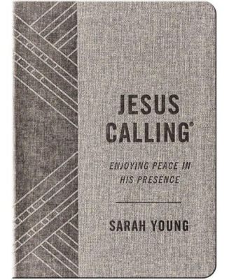 Jesus Calling, Textured Gray Leathersoft, with Full Scriptures ...