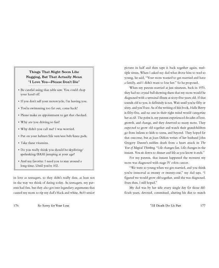 Barnes & Noble So Sorry for Your Loss- How I Learned to Live with Grief, and Other Grave ...
