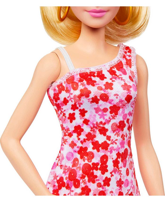 Barbie Fashionistas Doll 205 With Blond Ponytail and Floral Dress - Macy's
