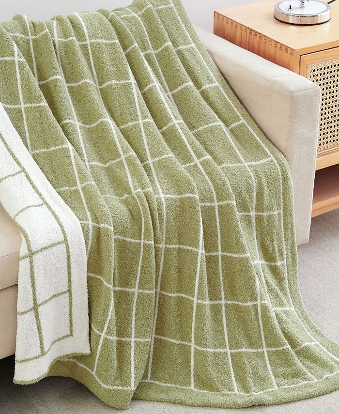 Sutton Home Jacquard Knit Throw 50" x 60" - Macy's