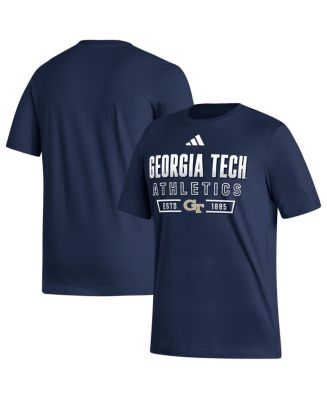 Men's adidas Navy Georgia Tech Yellow Jackets Head of Class Fresh T ...