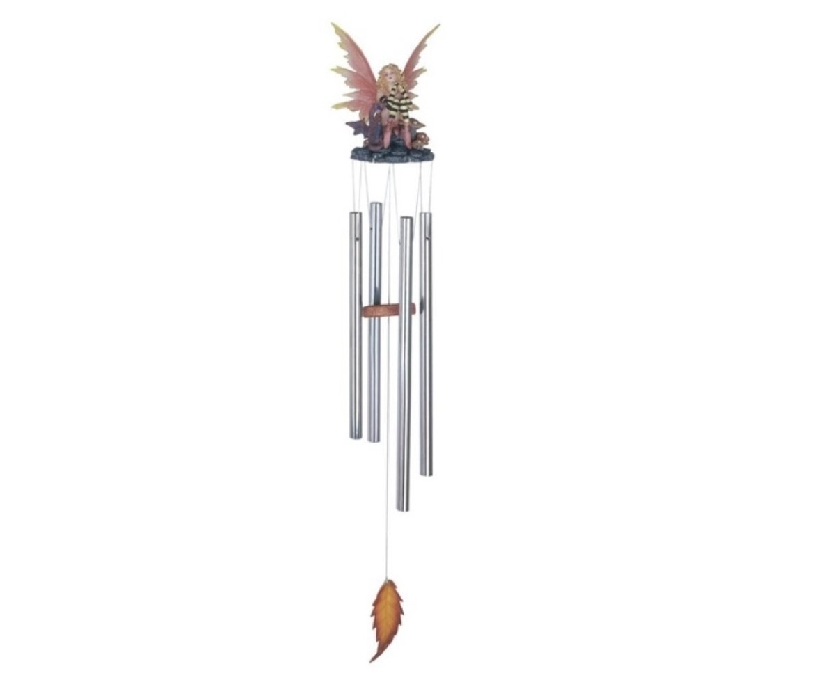 Click here for 24 Long Peach Fairy with Baby Dragon Round Top Win... prices