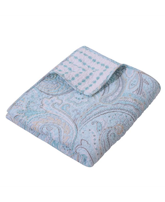 Levtex Home Spruce Reversible Quilted Throw, 50" x 60" - Macy's