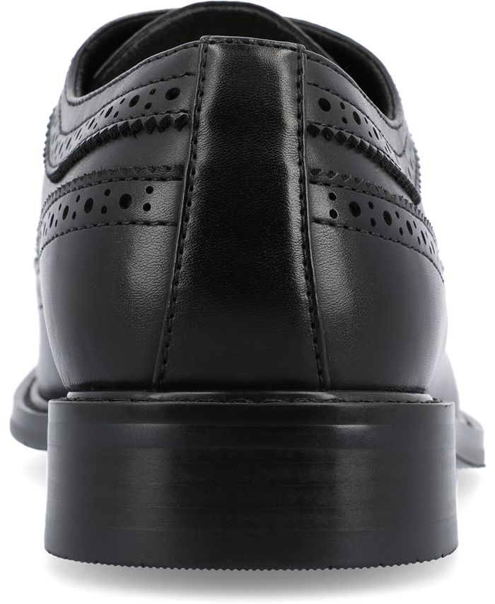 Vance Co. Men's Gordy Tru Comfort Foam Wingtip Lace-Up Dress Shoes - Macy's