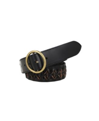 Frye Women's Woven Leather Belt - Macy's