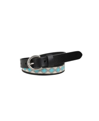 Frye Women's 20mm Beaded Leather Belt - Macy's