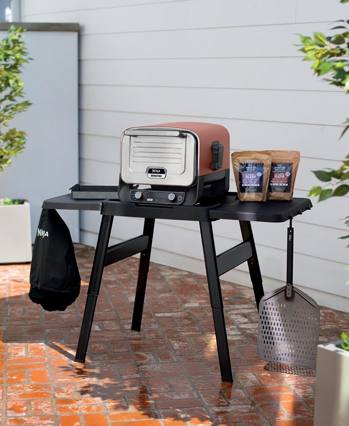 Ninja Wood fire Attachable Side Table with 3 Side Hooks, XSKUSSDTBL ...