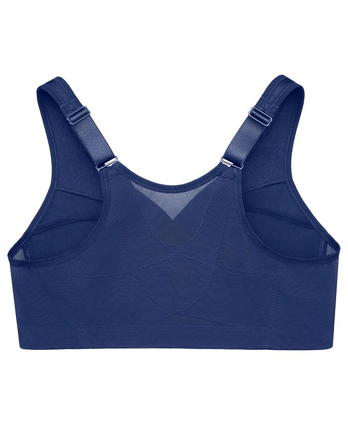 Glamorise Women's Full Figure Plus Size MagicLift Front Close Posture ...