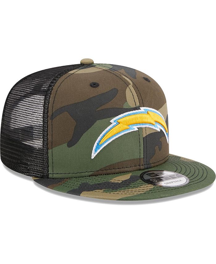 New Era Men's Camo Los Angeles Chargers Main Trucker 9FIFTY Snapback ...