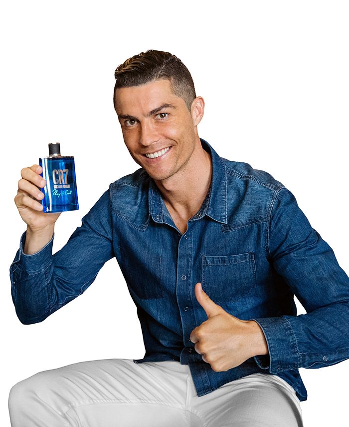 CR7 Cristiano Ronaldo Men's Play It Cool Eau de Toilette Spray, 1 oz ...