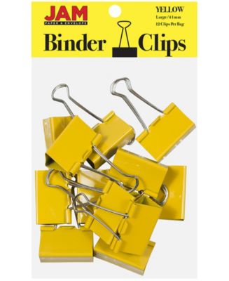 JAM Paper Colorful Binder Clips - Large - 1.5", 41 Millimeter- Binder ...
