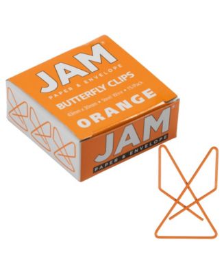 JAM Paper Colorful Butterfly Clips Paper Clamps - 15 Per Pack - Macy's
