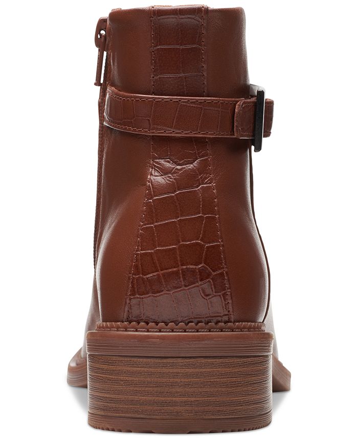 Clarks Women's Maye Grace Buckled Ankle Booties - Macy's