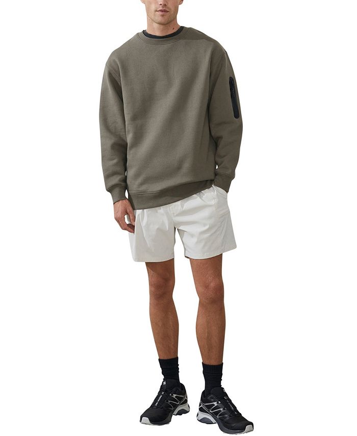 COTTON ON Men's Active Crew Fleece Sweatshirt - Macy's