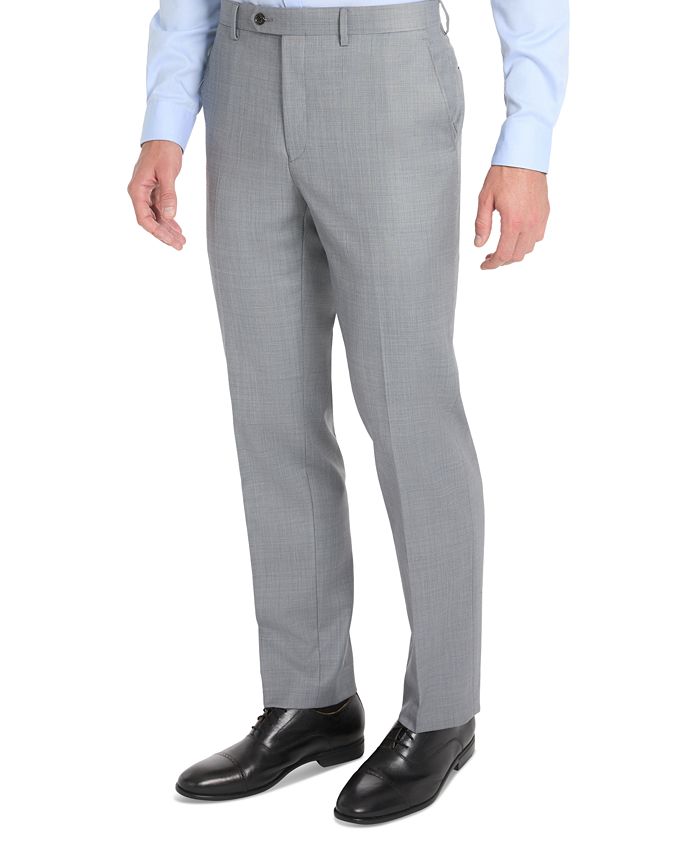 Lauren Ralph Lauren Men's Slim-Fit Sharkskin Wool-Blend Stretch Suit ...