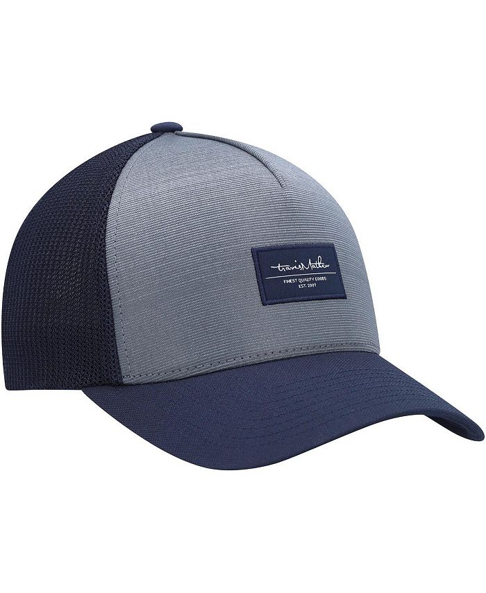 Travis Mathew Men's Heather Gray This Is The Life Trucker Adjustable ...