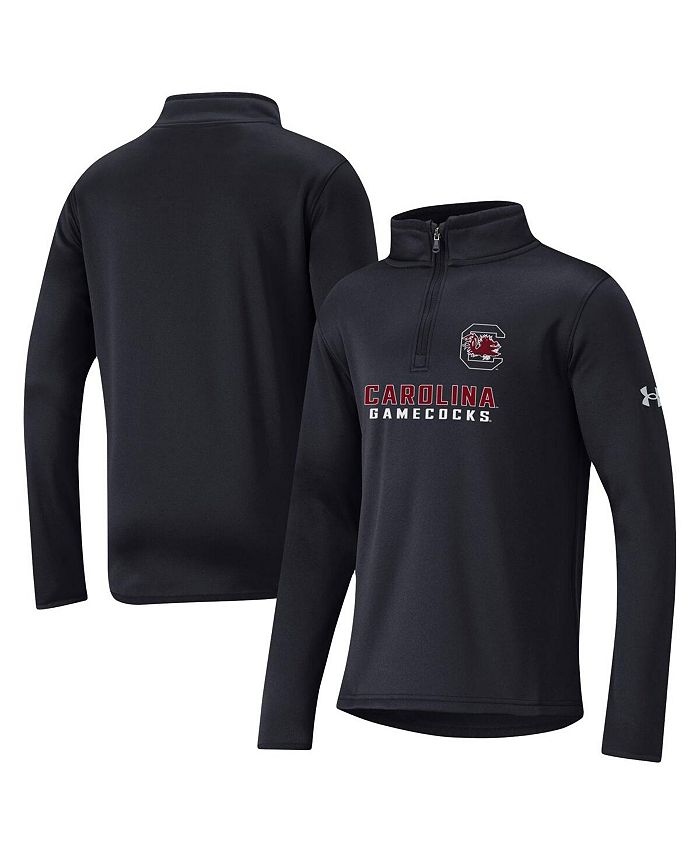 Under Armour Big Boys Black South Carolina Gamecocks Fleece Quarter-Zip ...