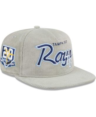 Men's New Era Gray Tampa Bay Rays Corduroy Golfer Adjustable Hat - Macy's