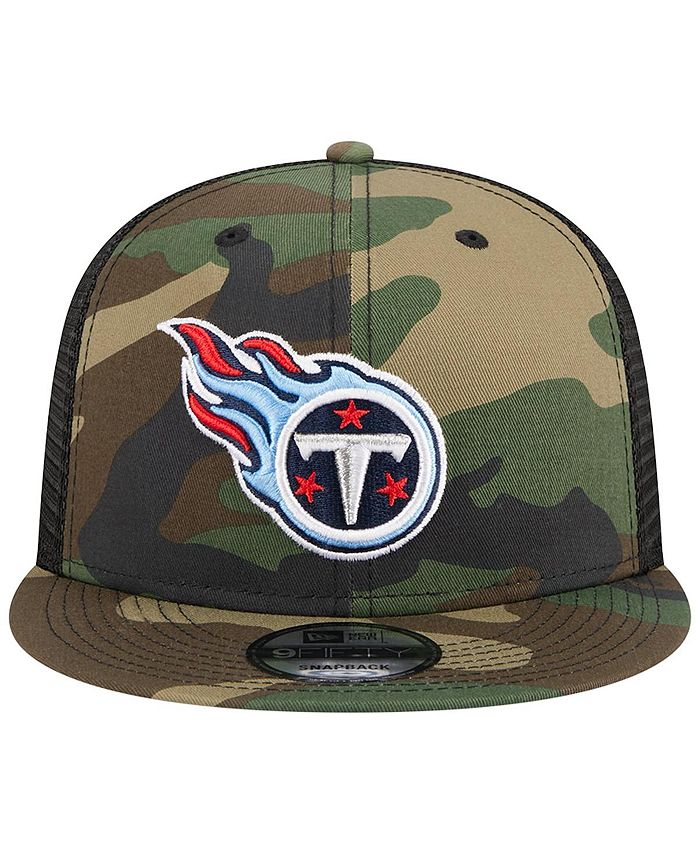 New Era Men's Camo Tennessee Titans Main Trucker 9FIFTY Snapback Hat ...