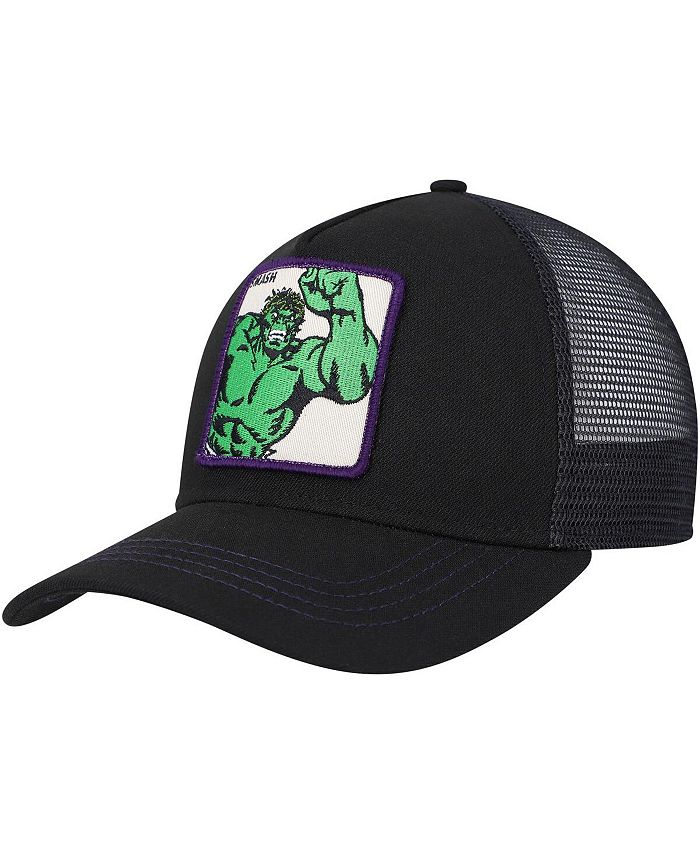 Lids Men's Black Hulk Retro A-Frame Snapback Hat - Macy's