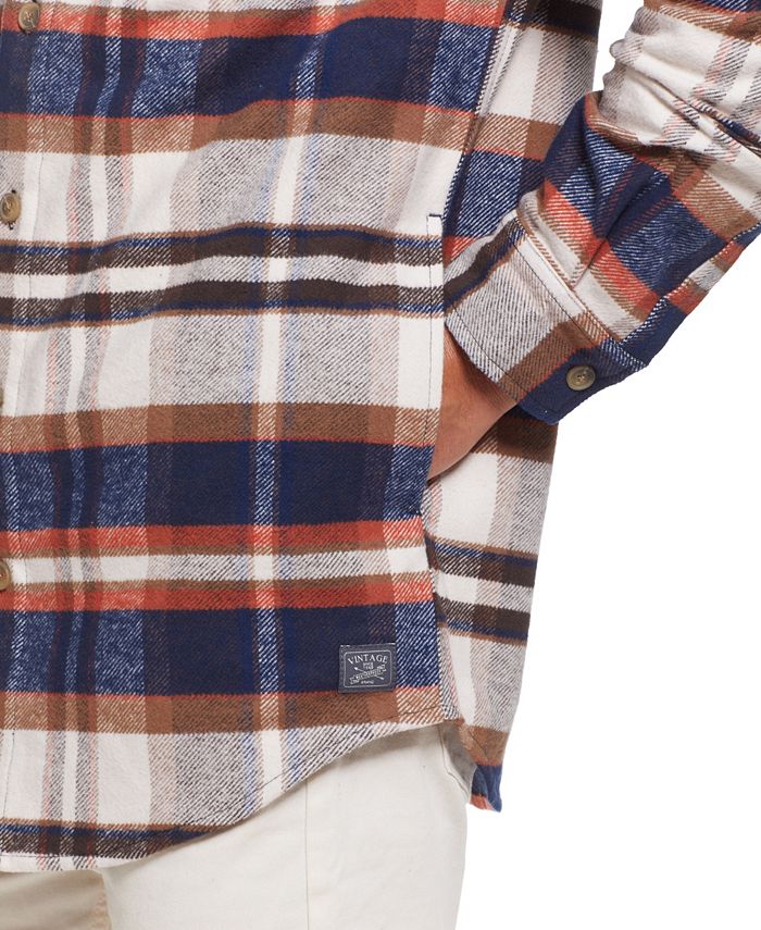 Weatherproof Vintage Men's Lumberjack Flannel Unlined Shirt Jacket - Macy's