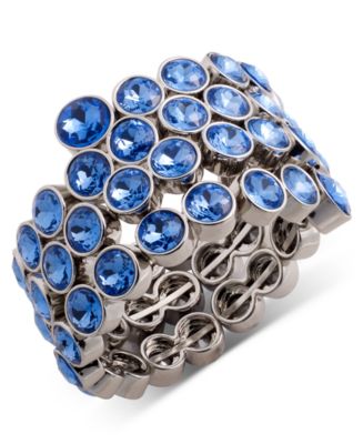 I.N.C. International Concepts Crystal Layered Bracelet, Created for ...