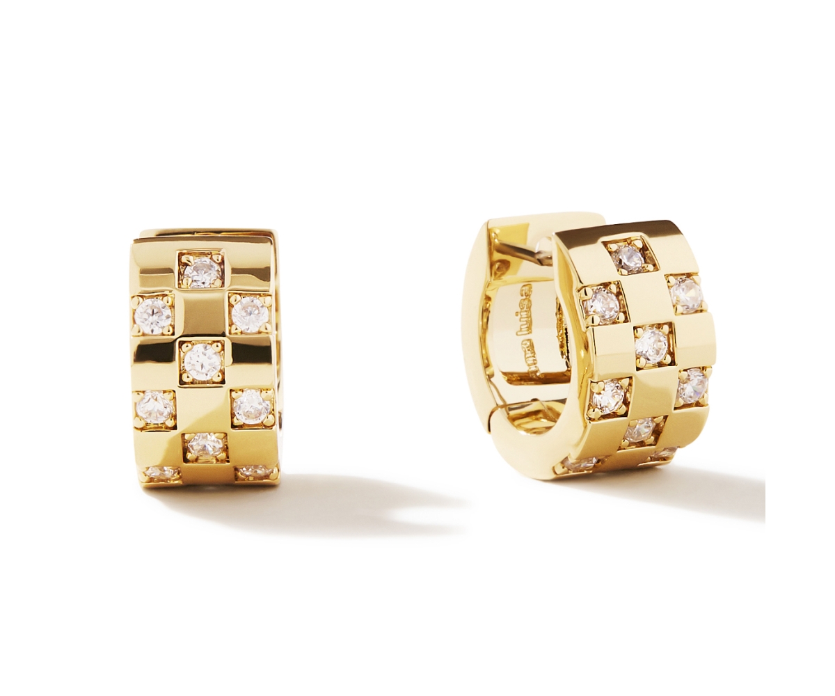 Click here for Ana Luisa Small Hoop Earrings - Eden - Gold  gold prices