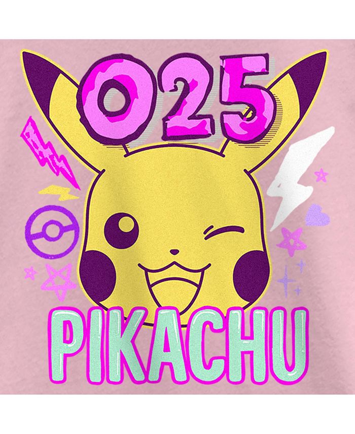 Nintendo Girl's Pokemon 025 Pikachu Child T-Shirt - Macy's