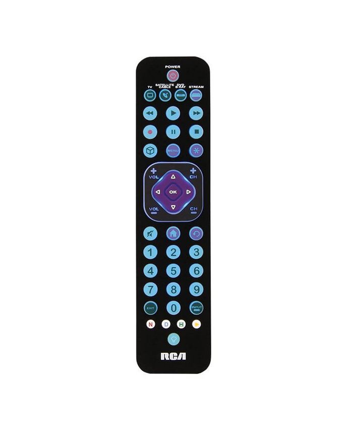 RCA Universal Remote Control Rechargeable - Black - Macy's