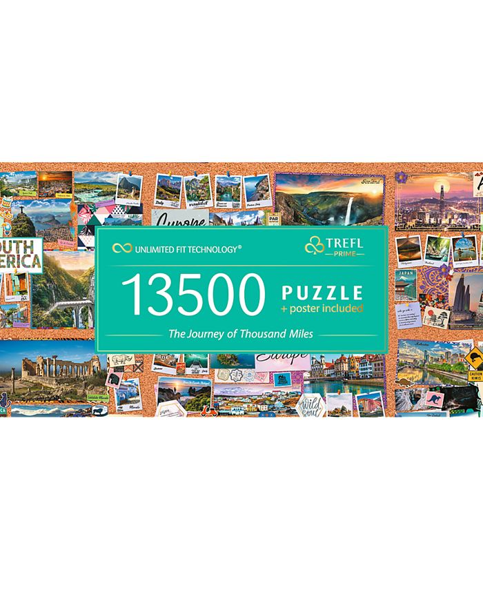 Trefl Prime Puzzles - 13500 Piece UFT - The Journey of Thousand Miles ...