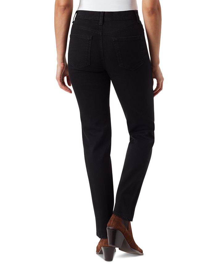 Gloria Vanderbilt Women's Embellished Amanda High-Rise Jeans - Macy's