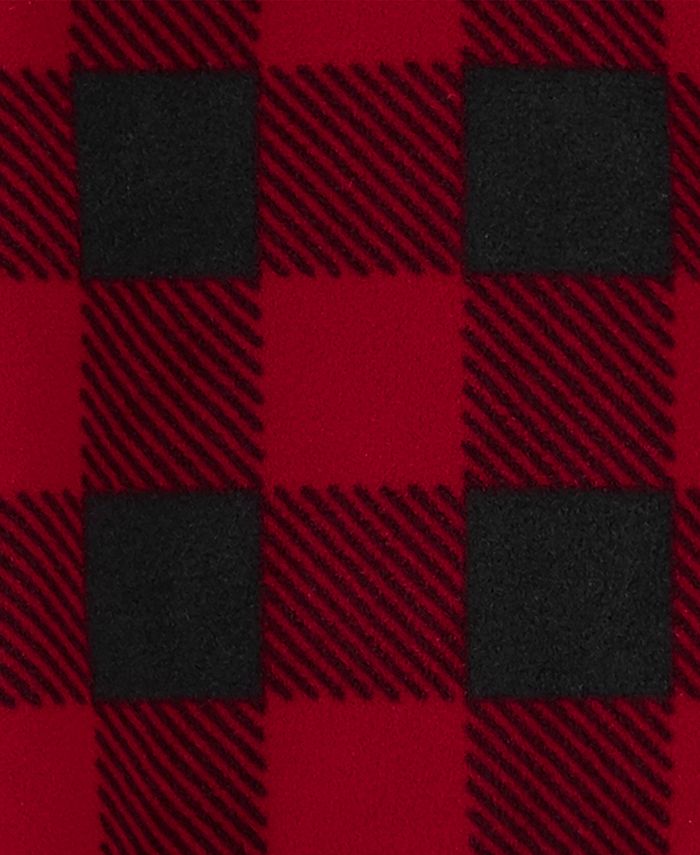 Carter's Toddler Boys Buffalo-Check Fleece Jacket and Jogger Pants, 2 ...