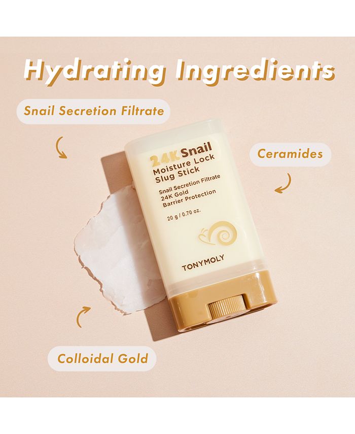 TONYMOLY 24K Snail Moisture Lock Slug Stick - Macy's