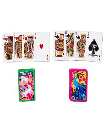 Eeboo Monika's Peacock Bridge Playing Card Set - Macy's