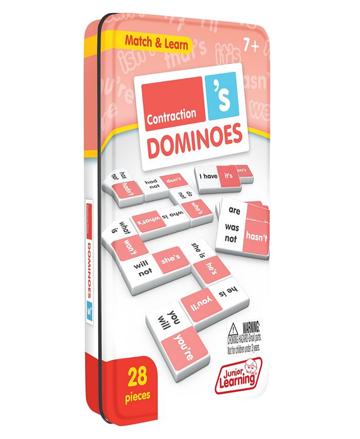 Junior Learning Contraction Dominoes Language Arts - Macy's