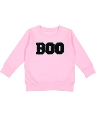 Sweet Wink Little and Big Girls Boo Patch Halloween Sweatshirt - Macy's