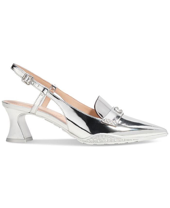 COACH Women's Nikola Slingback Kitten Heel Pumps - Macy's