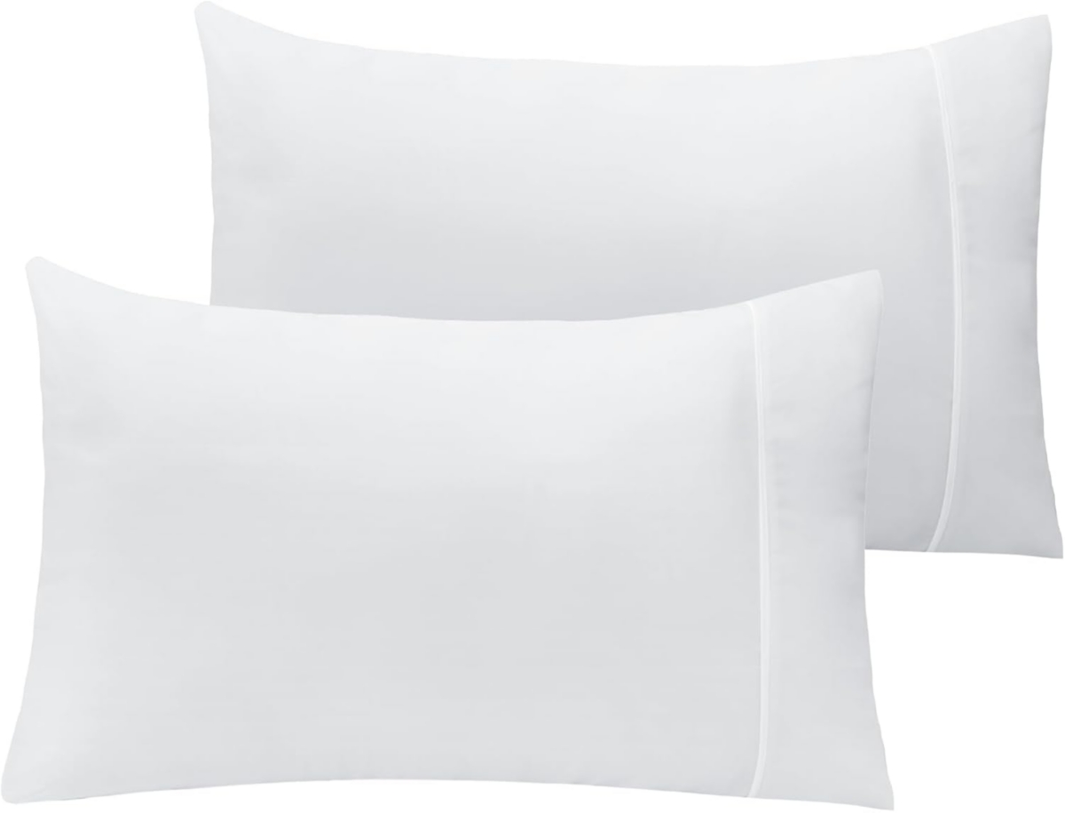 Click here for King 2PC Ultra Soft Silky Solid Performance Pillow... prices