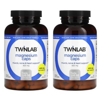 Twinlab Magnesium Caps - High Absorption Magnesium Supplement ...