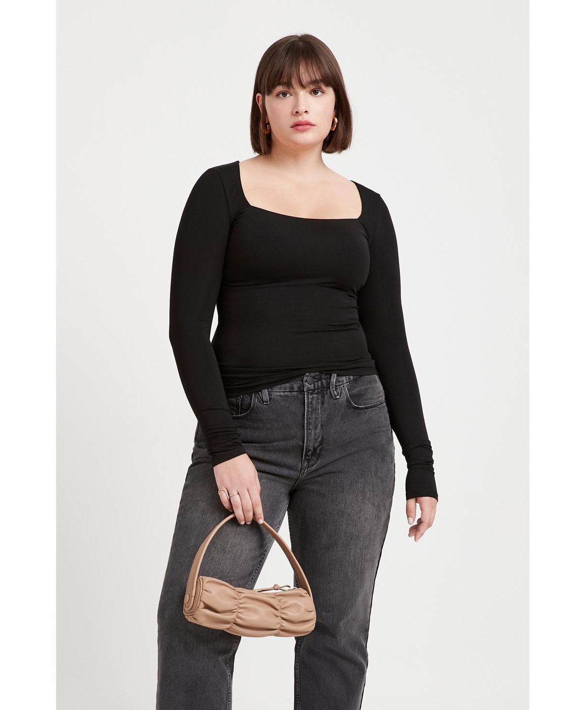 Click here for Marcella Plus Size Yvonne Top - Black prices