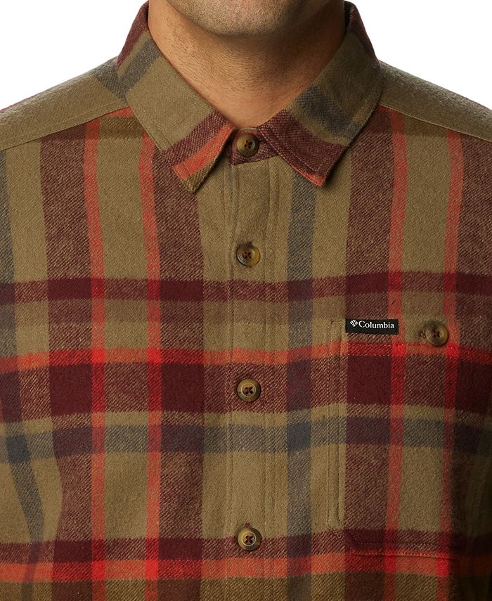 Columbia Men's Pitchstone Heavyweight Flannel Shirt - Macy's