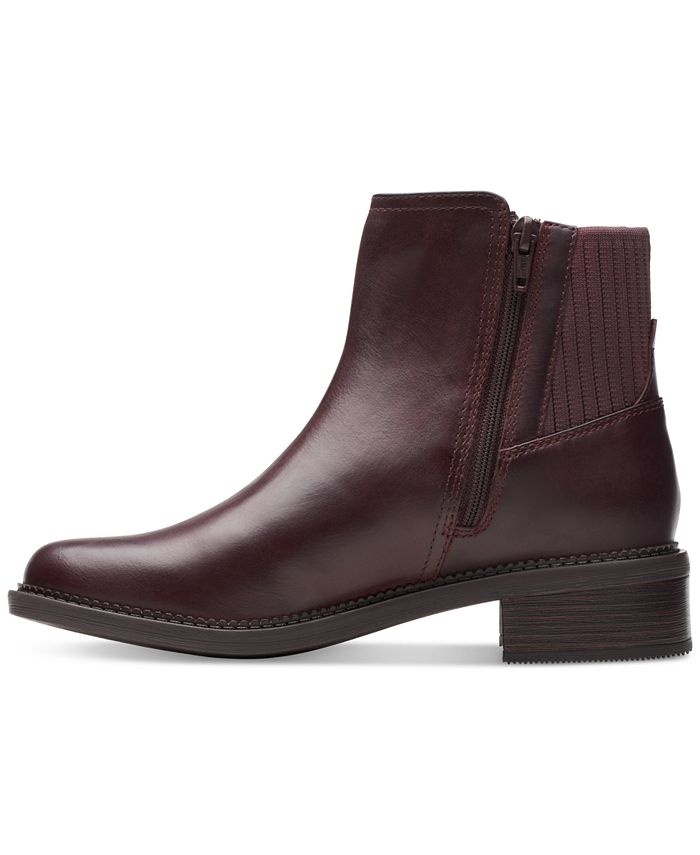 Clarks Women's Maye Palm Pull-On Chelsea Booties - Macy's