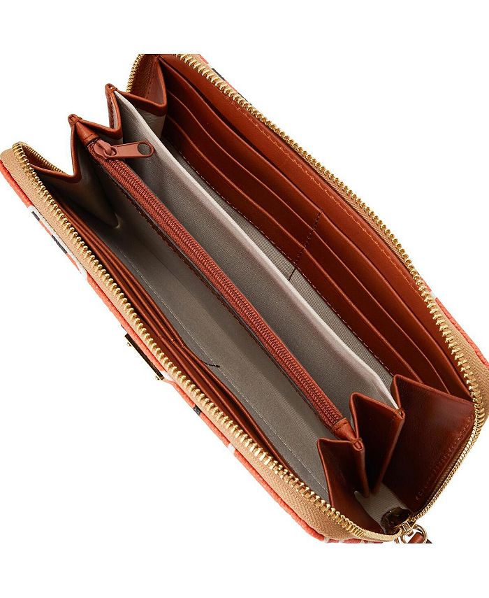 Dooney & Bourke Women's Cincinnati Bengals Sporty Monogram Large Zip ...